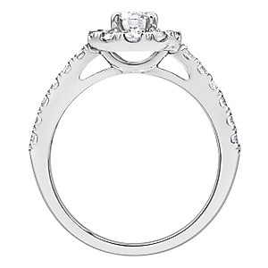 Beyond Brilliance 1.50 Carat Diamond, Prong Set 14K White Gold Round Cut Lab-Grown Diamond Bridal Ring Set (J, VS-SI2) Fine Jewelry for Women| Gift Box Included (SIZE-7)