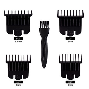 2 Pack Blades for Andis T Outliner, Andis GTX Replacement Blade, T Liner Clipper and Trimmer Blade (Silver Steel T Blade + Silver Steel Blade)