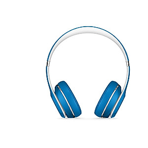 Beats Solo2 On-Ear Headphone Luxe Edition (WIRED, Not Wireless) (Renewed) - Blue