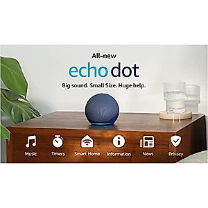 All-New Echo Dot (5th Gen, 2022 release) | Smart speaker with Alexa | Deep Sea Blue
