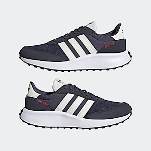 adidas Men's 70s Running Shoe, Shadow Navy/Off White/Ink, 10