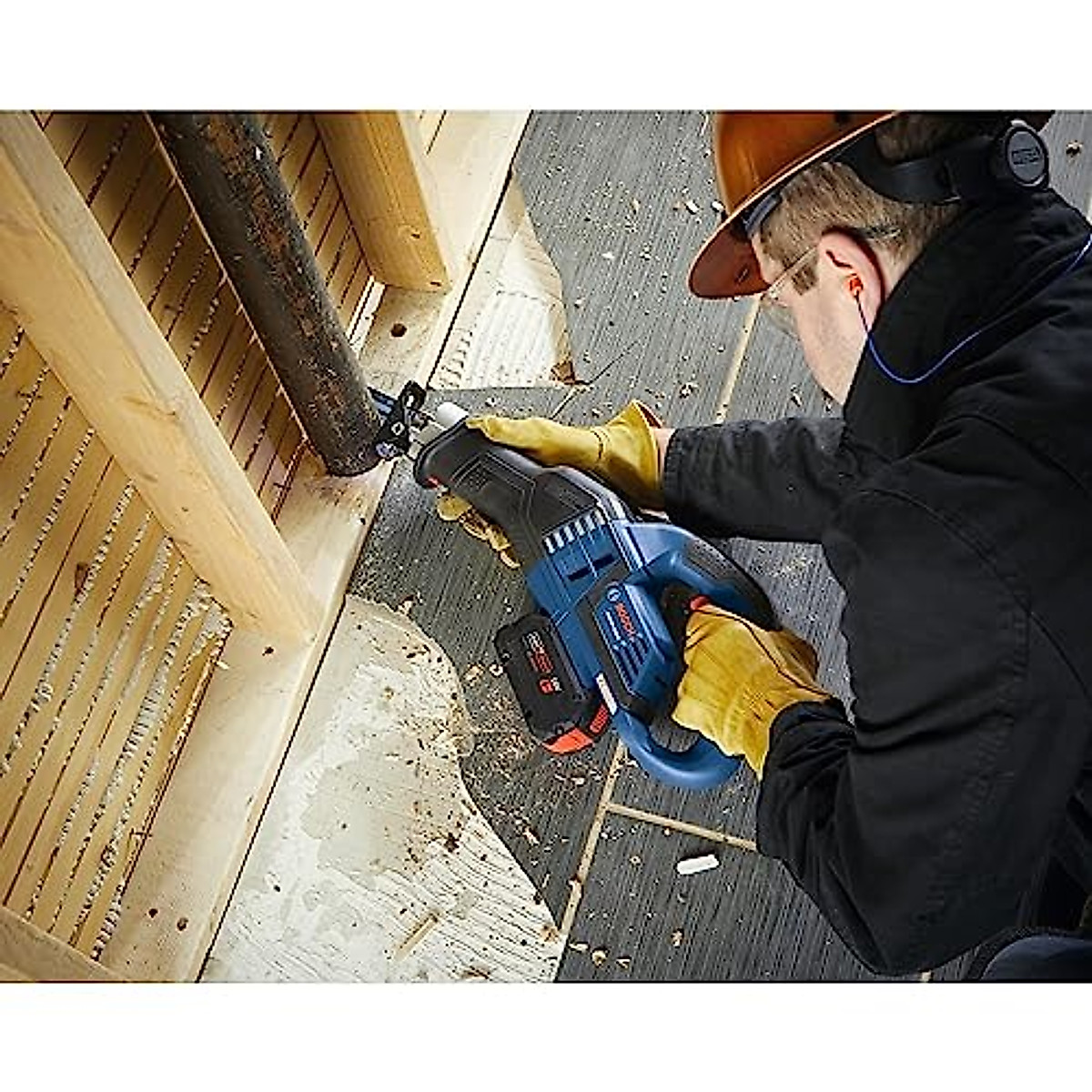 BOSCH GSA18V-125N 18V EC Brushless 1-1/4 In.-Stroke Multi-Grip Reciprocating Saw (Bare Tool)