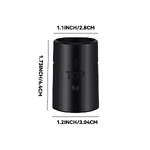 50 Pack Plastic Wire Shelving Shelf Lock Clips Black Post Shelving Split Sleeves for 1" Diameter Shelving Sleeves Replacements