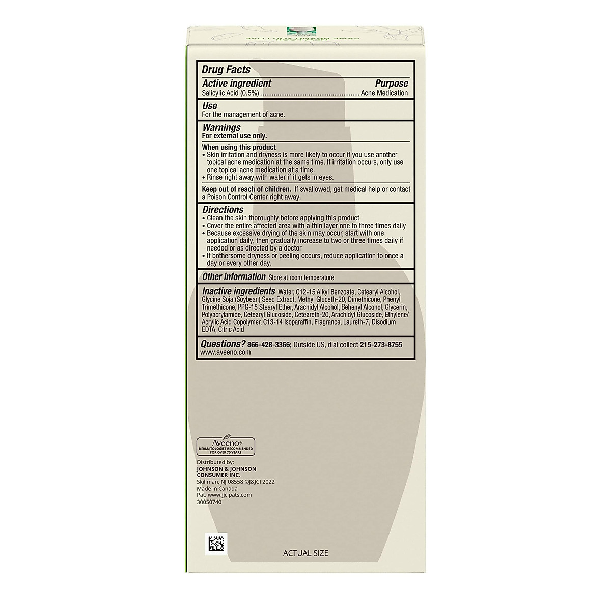 Aveeno Clear Complexion Daily Moisturizer, 4-Ounce Bottles (Pack of 2)