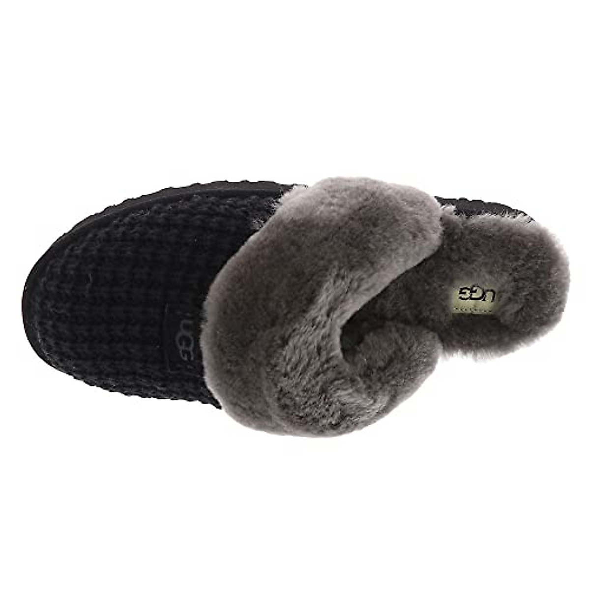 UGG Women's Cozy Slipper, Black, 08