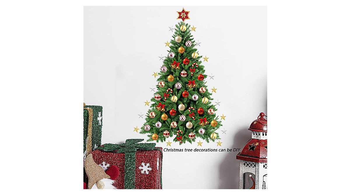 Christmas Wall Decals - Merry Christmas Tree Stickers by TOARTi
