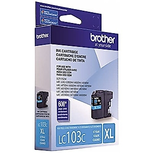 Brother Lc103c Lc103c Innobella High-Yield Ink, Cyan