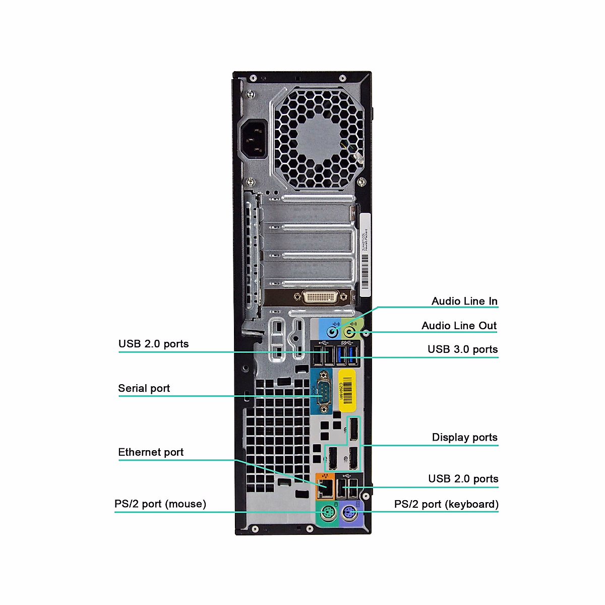 HP Workstation Z230 - SFF - Core i7 4770 3.4 GHz, 16GB RAM, 480GB Solid State Drive, DVDRW, Windows 10 Pro 64bit, (Renewed)