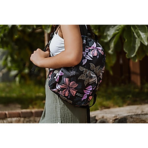 Roxy Women's Always Core Canvas Backpack, Toasted Nut Bico Stripe, 1SZ