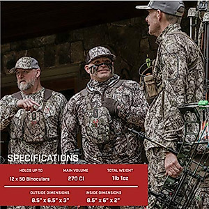 Badlands Mag Bino Case - Hydration-Compatible Binocular Case, Mud