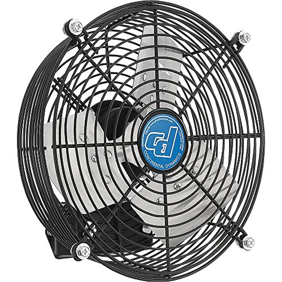 Cd Direct-Drive Guard Mount Exhaust Fans - Single Speed - 10" Blade Diameter - 120V - -1/30 Hp