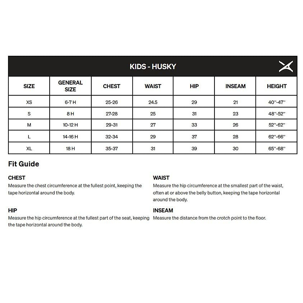 Arctix Kids Insulated Snow Bib Overalls, Black, X-Large