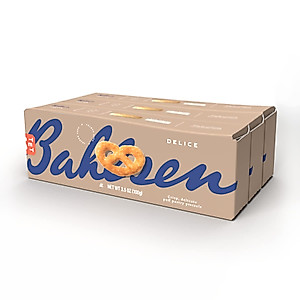 Bahlsen Delice Cookies (3 boxes) - Sweet & delicate, buttery puff pastry twists with light crispy layers - 3.5 oz boxes