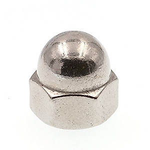 Prime-Line 9077422 Acorn Cap Nuts, 1/4 In.-20, Grade 18-8 Stainless Steel (25 Pack)