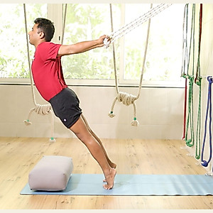 Yoga Wall Rope (White, Large), Wall ropes, Ropes for yoga, iyengar yoga wall ropes, Ropes, Stretching yoga, iyengar yoga