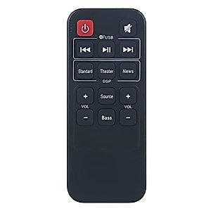 RMT-HSB318 Replacd Remote Control fit for Insignia NS-HSB318 Soundbar Home Theater Speaker
