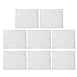 8PCS Steel Fence Panel Garden Border Landscape Edging Yard Fencing Decor 43"x31" for Lawn, Garden, Vegetable Garden