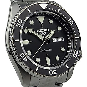 SEIKO SRPD65 5 Sports Men's Watch Gunmetal 42.5mm Stainless Steel