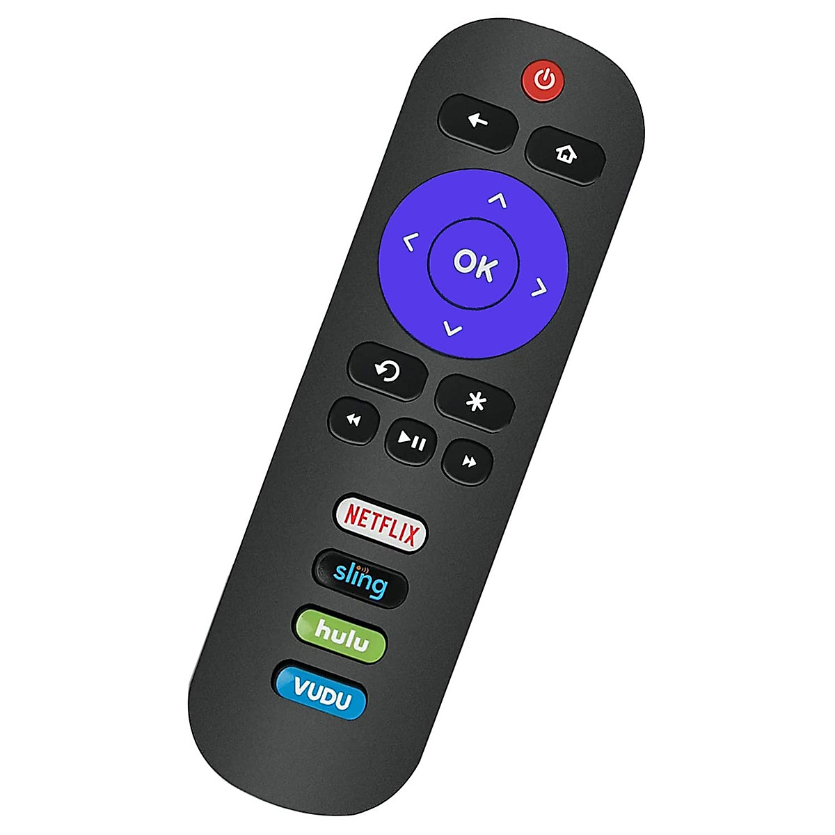 Remote Control Replacement for JVC Roku TV LT-32MAW388 LT-40MAB588 LT-43MAW588 LT-49MAW598 LT-50MAW595 LT-65MAW595