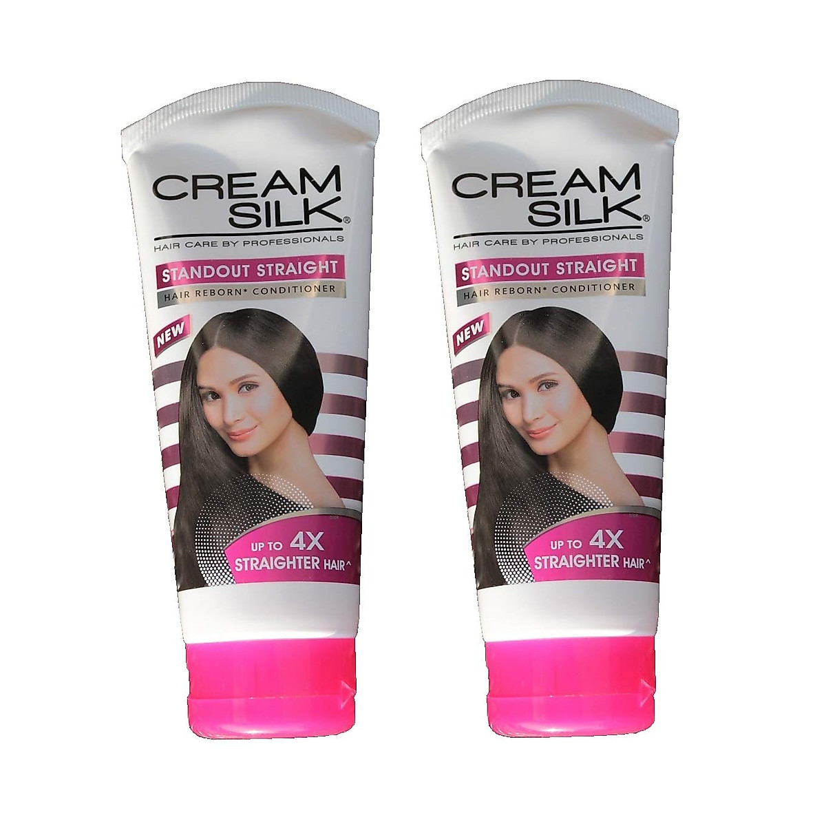 Lot of 2 Cream Silk Conditioner Standout Straight for Straighter Hair Creamsilk 180ml