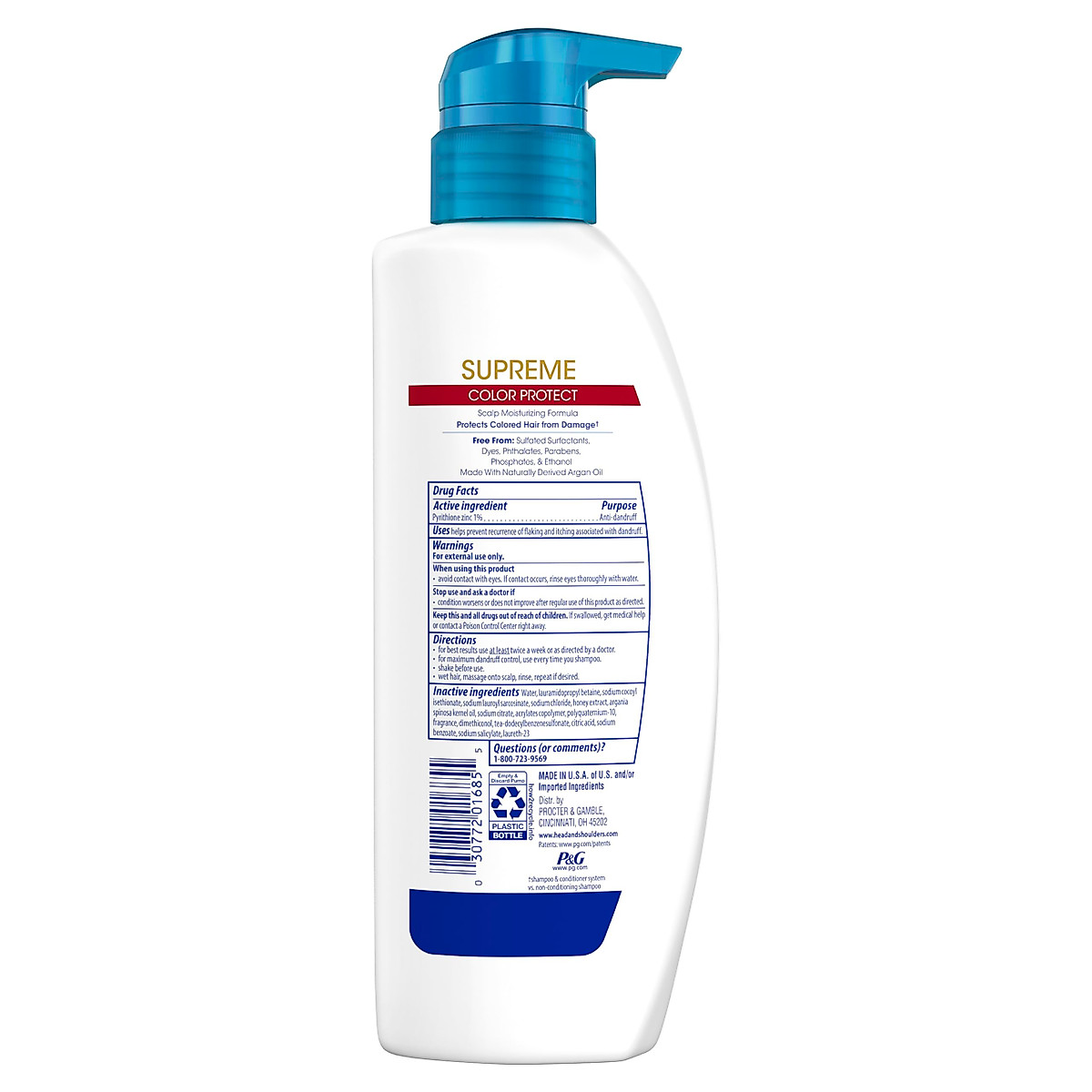 Head & Shoulders Supreme Sulfate Free Color Protect Shampoo 11.8 oz