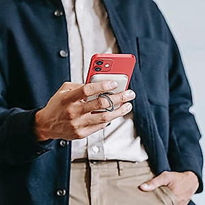 iWALK Magnetic Wireless Power Bank, 6000mAh Portable Charger with Finger Holder, Stronger Magnet Stick for Phone with Unique Mag-Suction Tech, Only Compatible with iPhone 14/13/12 Pro Max