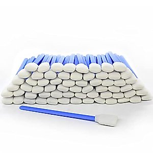 Wellgler's 5.11" Foam Cleaning Swabs，for Electronics, Camera, Gun,Optical Lens Cleaning and Clean Inkjet Printer Roland