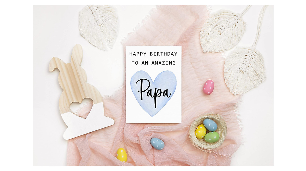Happy Birthday Papa Card - Cute, Premium Quality