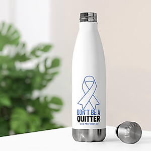 Novelty Don't Live A Quitter Like My Pancreas Fighters Fan Humorous Exocrine Gland Sickness Optimistic Person 20oz Insulated Bottle 20oz