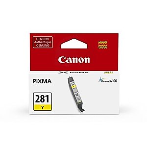 Canon CLI-281 Yellow Ink Tank Compatible to TR8520, TR7520, TS9120 Series,TS8120 Series, TS6120 Series, TS9521C, TS9520, TS8220 Series, TS6220 Series