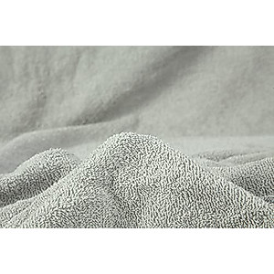 ERINA Bath Wrap Cotton Towel Bathrobe, Women's Body Wrap Towel For Shower, Adjustable Strap, Durable, Absorbent, Body Towel Wrap For Home, Hotel, Salon and Spa (Grey)