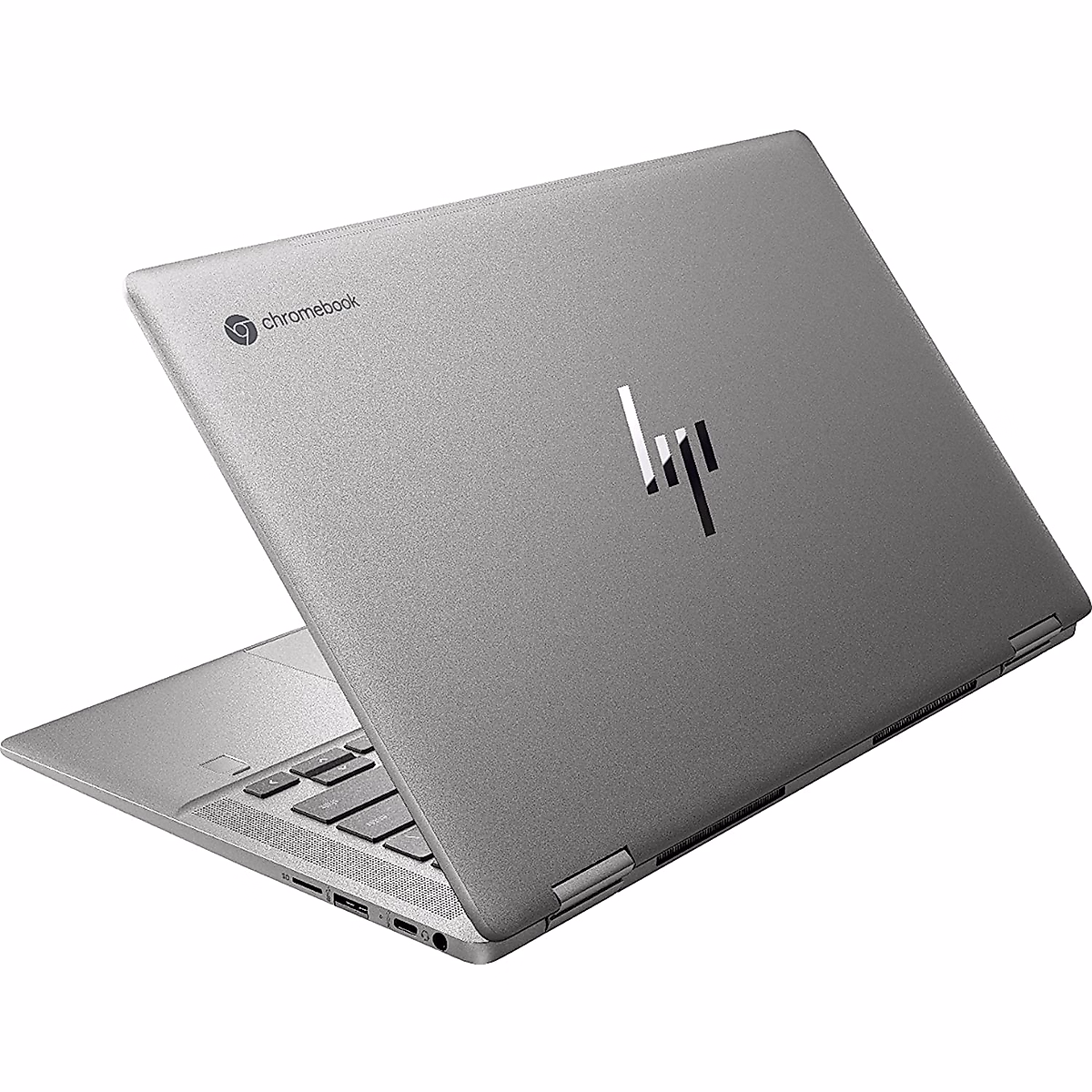 HP X360 2 in 1 Laptop 14" Touch-Screen FHD IPS Chromebook, Intel Core i3-1115G4 (Beats i5-1031G1), 8GB RAM, 128GB NVMe SSD, Backlit KB, Fingerprint Reader, Metal Body + TiTac Card (64GB)