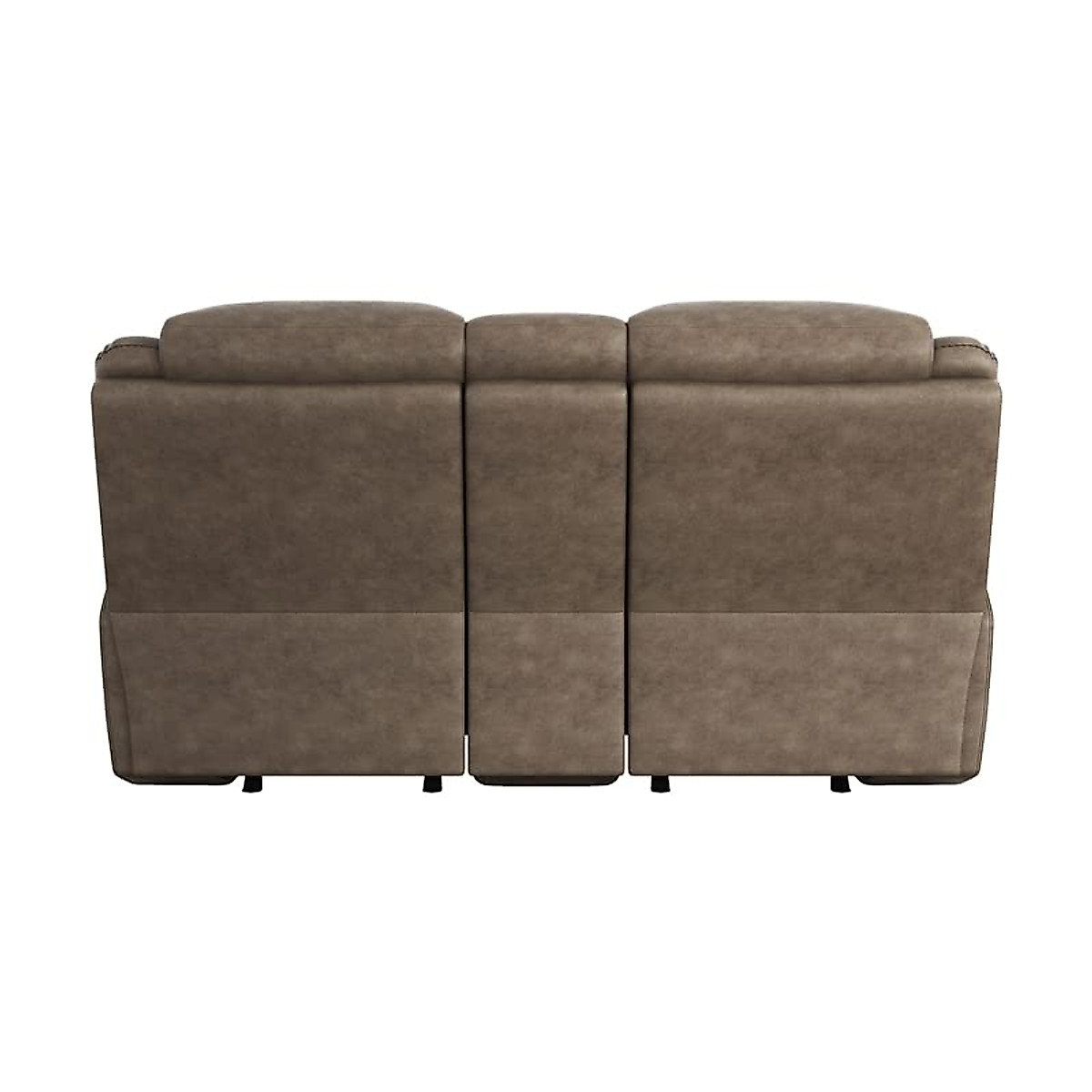 Homelegance 76" Double Glider Reclining Loveseat (Manual), Brown