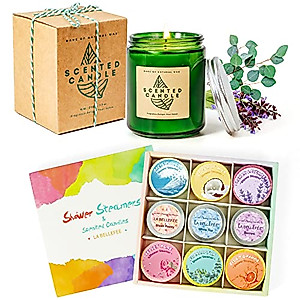 LA BELLEFÉE Shower Steamers and Candles Gift Set 9 +1 Pack