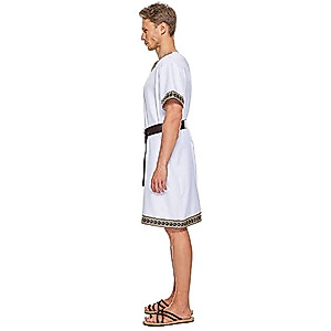 FantastCostumes Unisex Adult's Roman Warrior Costume Halloween Ancient Greek Cosplay Costume, White