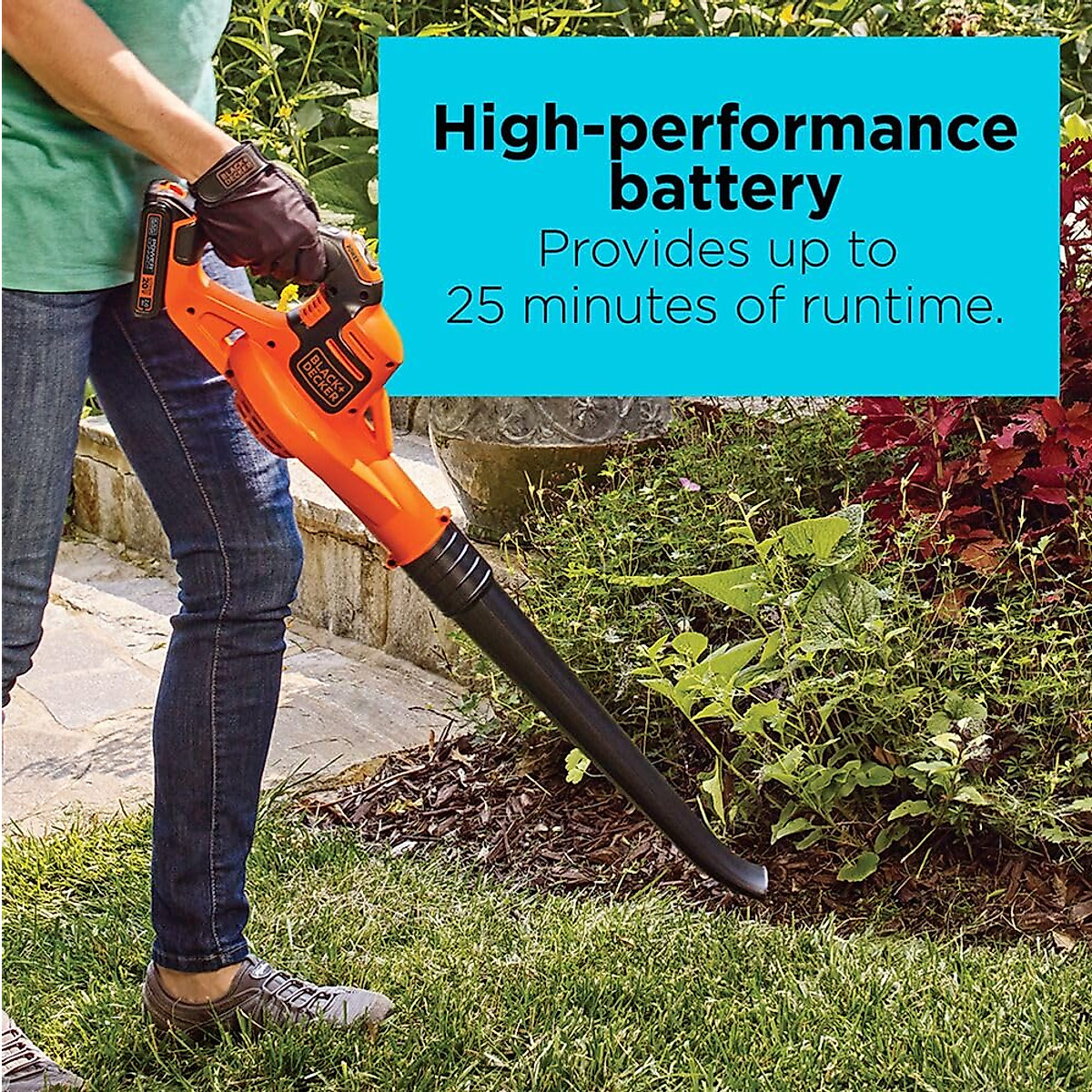 BLACK+DECKER 20V MAX* Cordless Sweeper with Power Boost (LSW321)