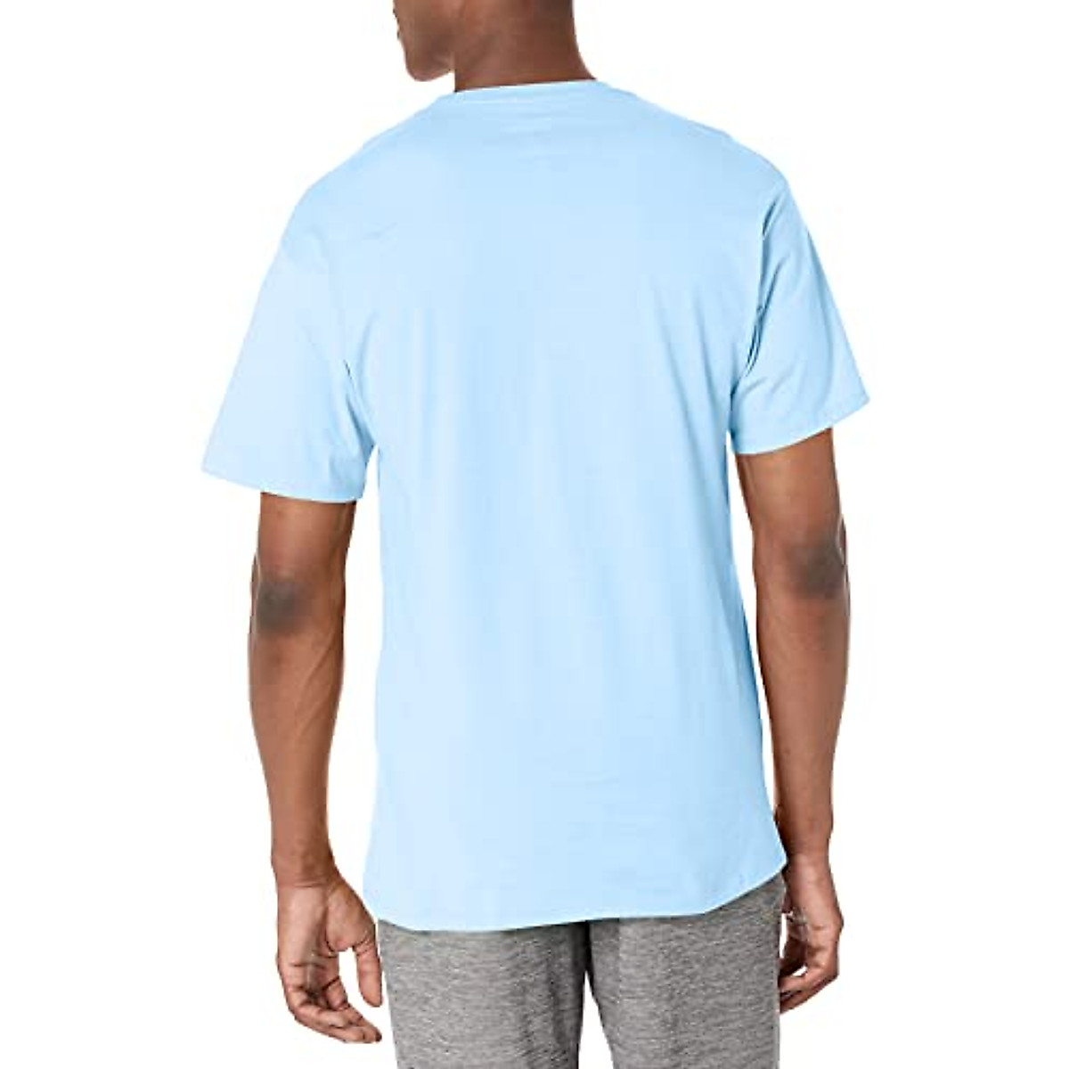 Champion Mens Classic T-shirt, Everyday Tee For Men, Comfortable Soft (Reg. Or Big & Tall), Swiss Blue, XX-Large US