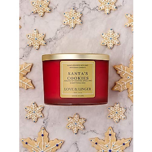 Holiday Candles | Christmas Scented Candles | Luxury Soy & Beeswax Candles for Home | 16 oz. Large Jar Candle | Gingerbread Christmas Cookie Candle | Christmas Candles