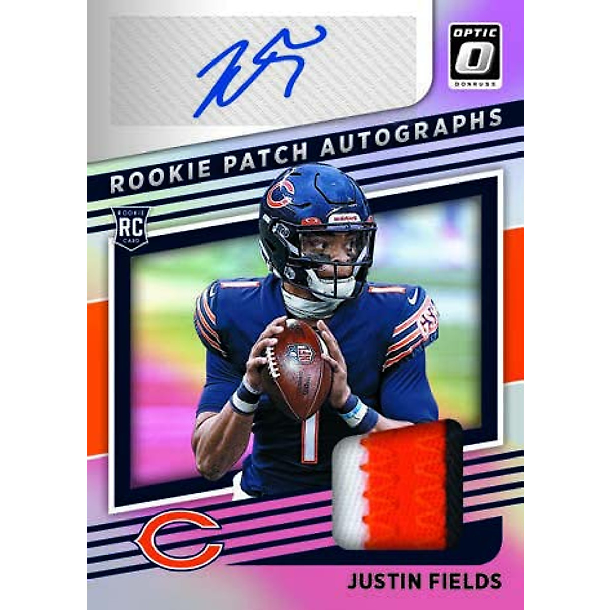2021 Panini Donruss Optic Football Jumbo Cello Pack (Green Velocity Parallels!) - 12 Trading Cards per Pack