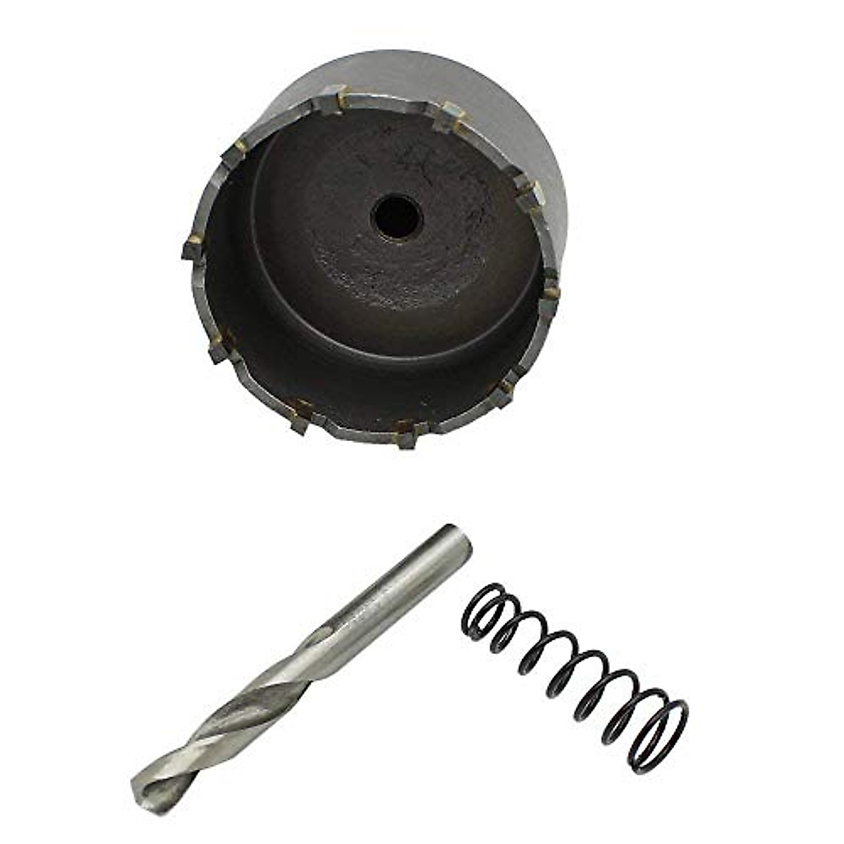 AUTOTOOLHOME 2 inch (50mm) Metal Steel Hole Saw Tooth Carbide Tip TCT Drill Bits Kit for Thick Metal Wood