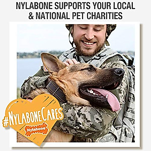 Nylabone Healthy Edibles All-Natural Long Lasting Peanut Butter Flavor Dog Chew Treats 1 Count Peanut Butter X-Large/Souper