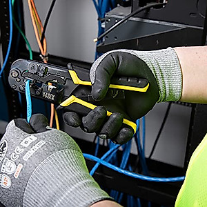 Klein Tools VDV226-011-SEN Ratcheting Modular Crimper/Stripper