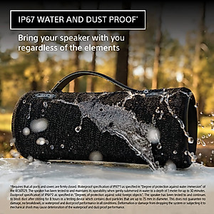 Sony SRS-XG300 X-Series Wireless Portable-Bluetooth Party-Speaker IP67 Waterproof and Dustproof with 25 Hour-Battery and Retractable Handle, Light Gray- New