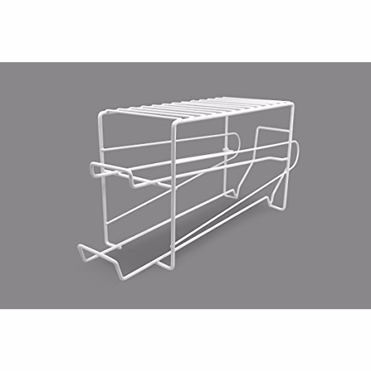 Sorbus Soda Can Rack Beverage Dispenser – Dispenses 12 Standard Size 12oz Soda Cans (White)