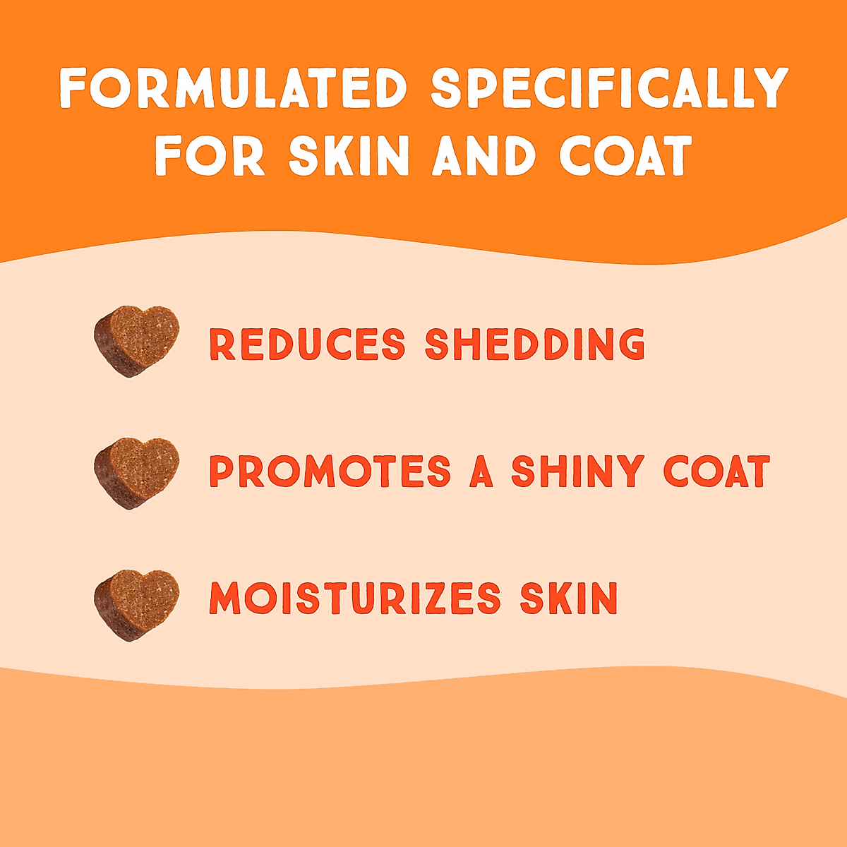 SuchGood Skin and Coat Dog Treats - 70 Count Advanced Omega Skin and Coat Support Chews for All Breed Sizes, Premium Salmon and Flaxseed Oil for Dogs - (Chicken Flavor, 2 Pack)