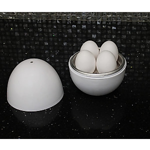 Microwave Egg Boiler Cooker Hard or Soft Boiled Eggs BPA Free Cook Up To 4 Eggs In Minutes Food-Grade