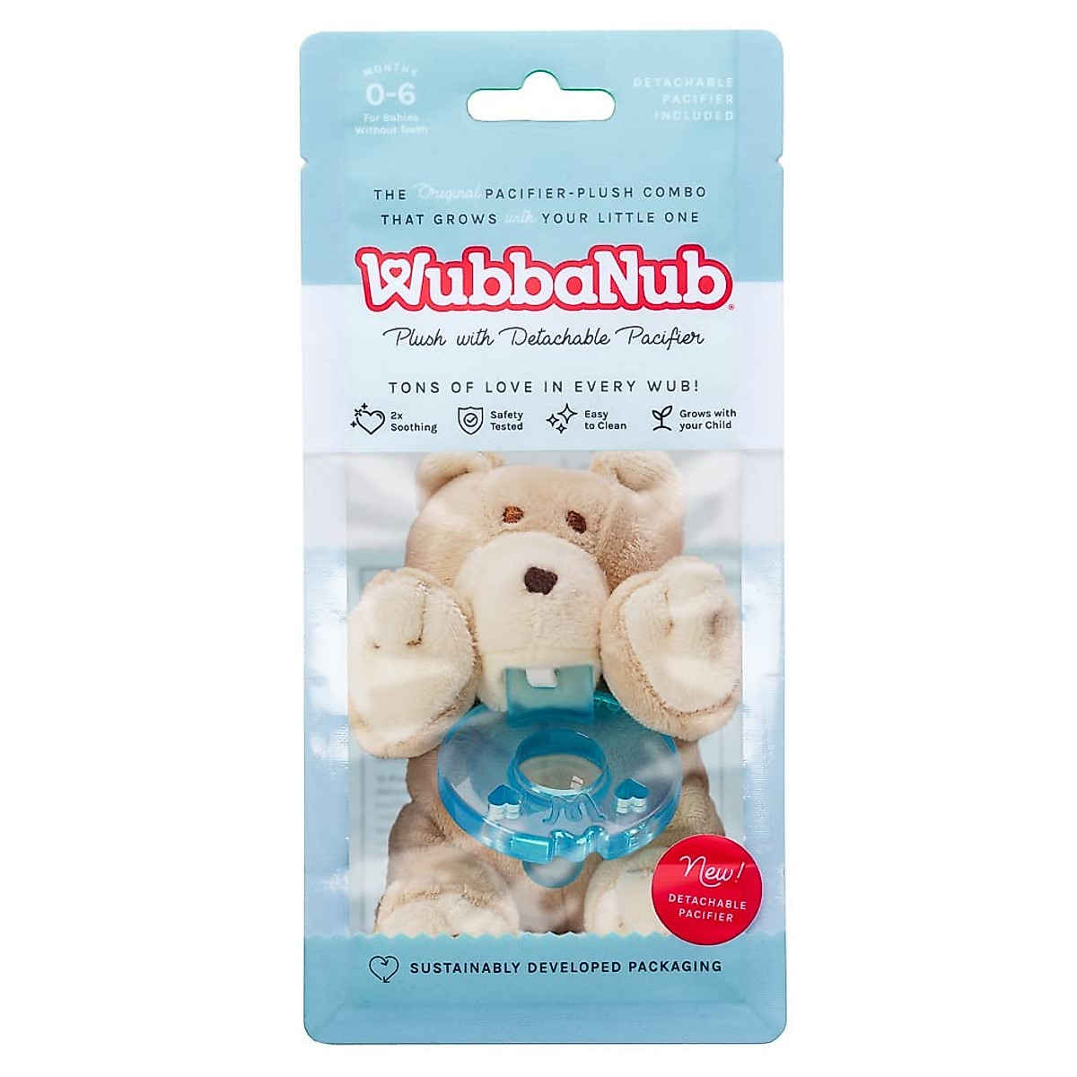 WubbaNub Baby Bear Detachable Pacifier