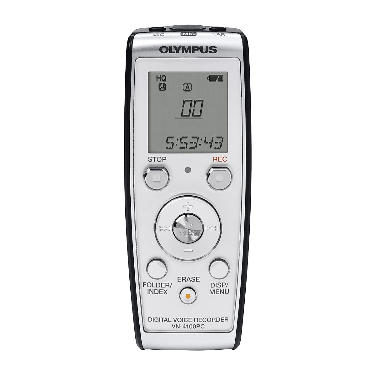 VN-4100PC Digital Voice Recorder, PC-Linked, 256MB Built-In Memory (141927)