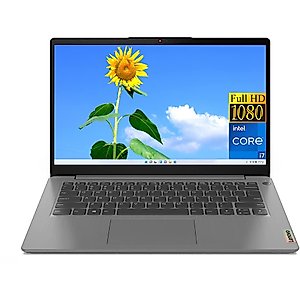 Lenovo 2023 Newest IdeaPad 3 Laptop, 14 Inch FHD IPS Display, Intel Core i7-1165G7 Quad-core, 20GB RAM, 1TB PCIe SSD, Intel Iris Xe Graphics, Fingerprint, Wi-Fi 6, Windows 11 Home, Arctic Grey