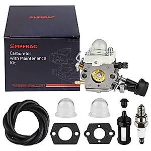 SIMPERAC BG86C Carburetor for Stihl BG86 Blower SH86C Carburetor replace for Zama C1M-S261B, 4241 120 0616